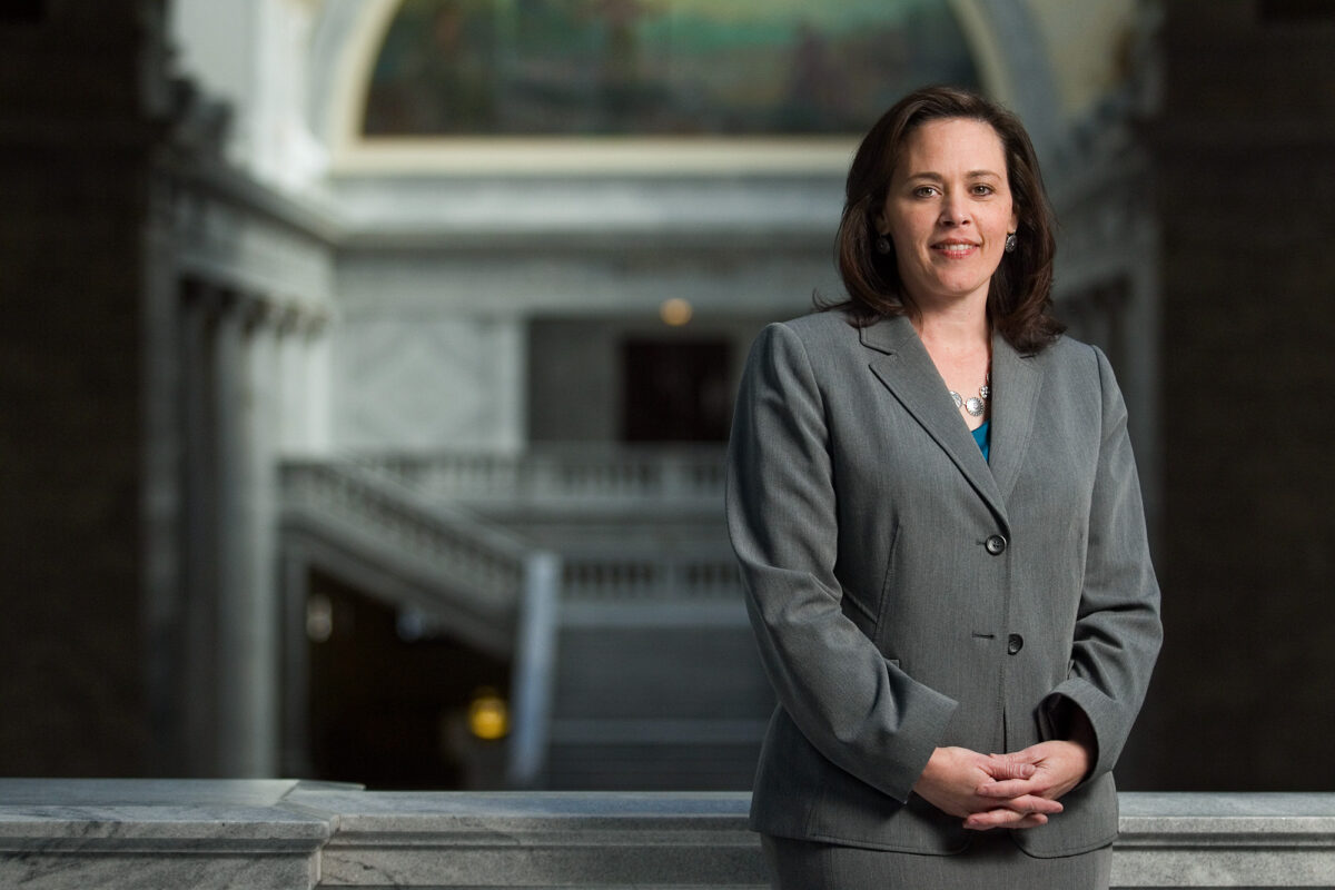 UVU arena named after Becky Lockhart, first female speaker of the Utah ...